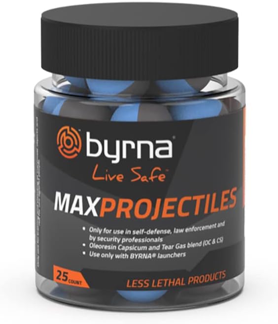 Byrna, MAX Projectiles - | Maximum Stopping Power | OC and CS Non Leth ...