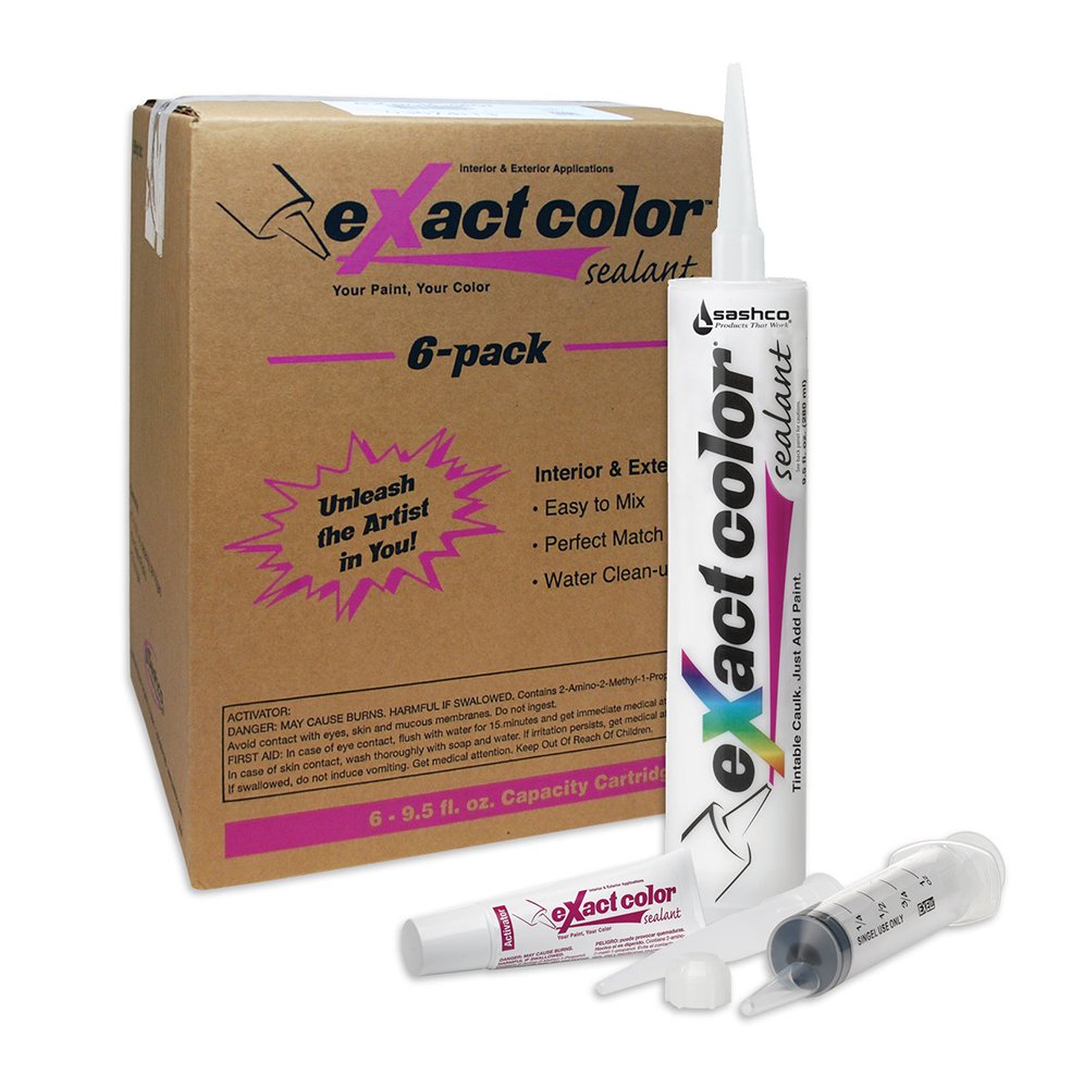 Sashco, 12005 Exact Color Sealant with 9.5-Ounce Cartridge Contractor ...