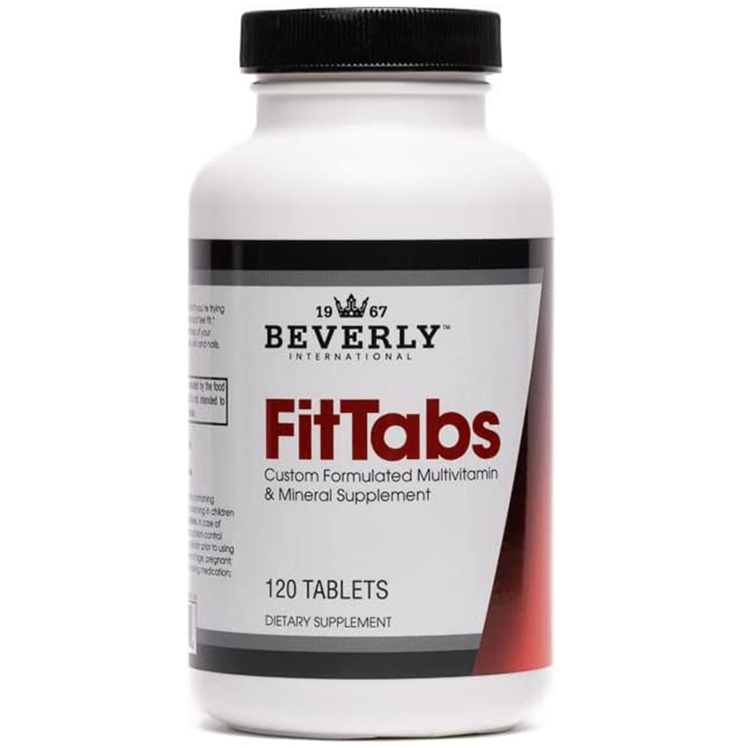 Beverly International Fit Tabs Daily Multi-Vitamin/Mineral with Iron P ...