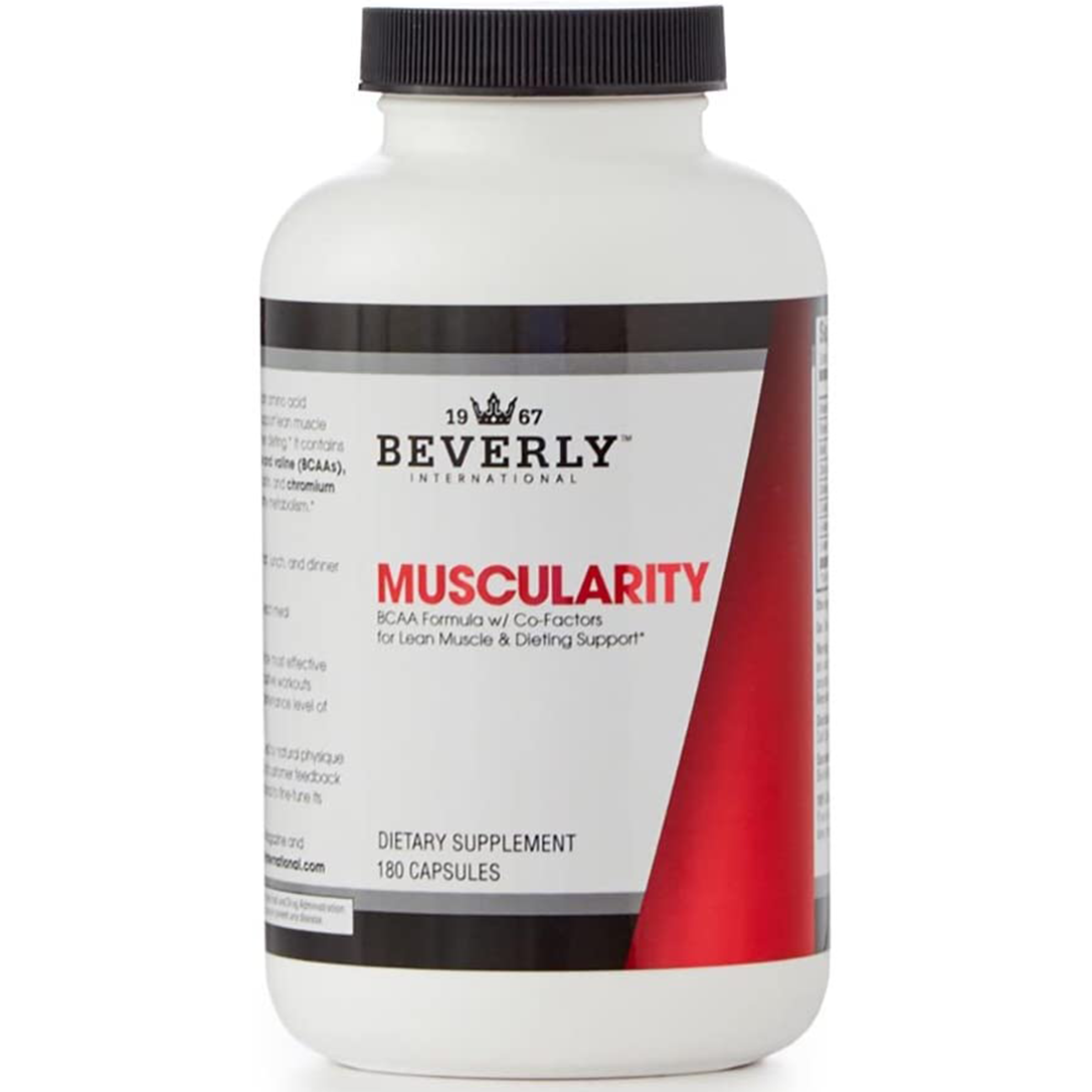 Beverly International Muscularity Specialty BCAA Formula, 180 Capsules ...
