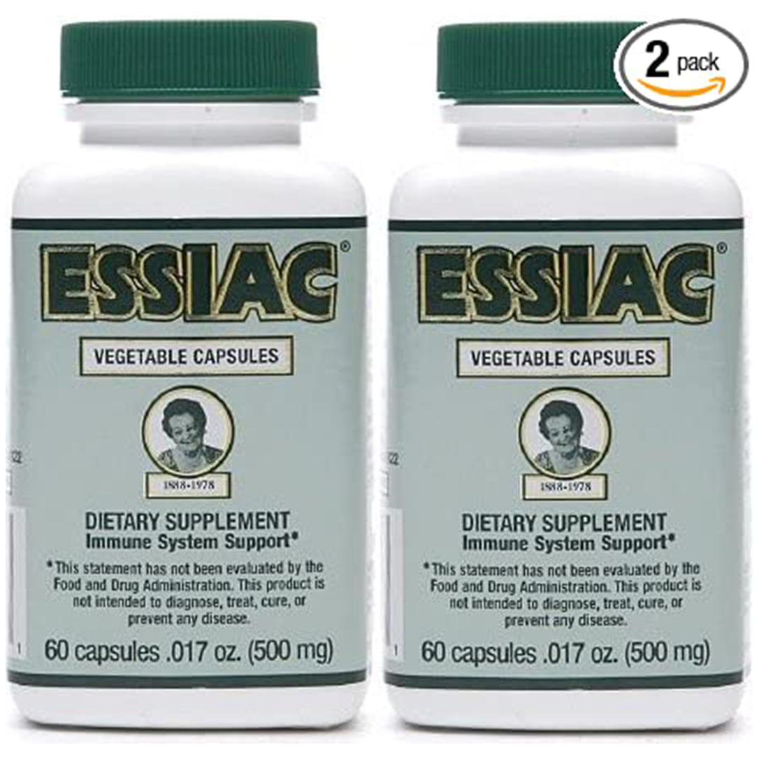 Essiac, 500 Mg, 60 Vegetarian Capsules (2 Pack) – New Life Products