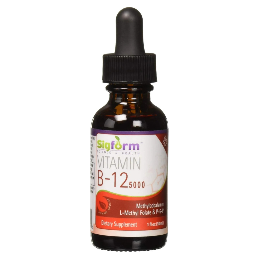 SIGFORM, Vitamin B12 5000 Sublingual, 0.02 Pound – New Life Products